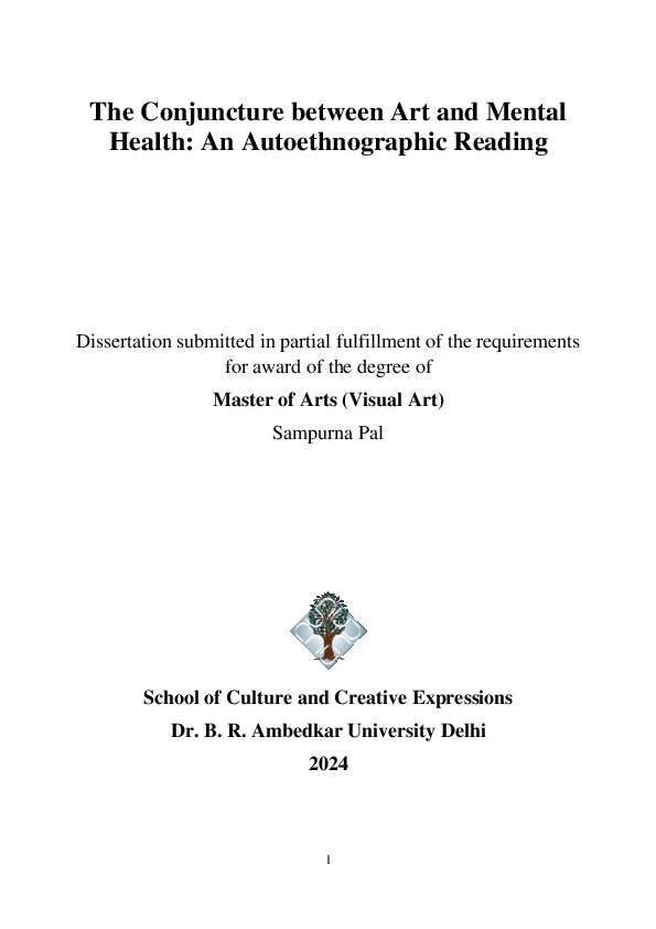 (PDF) The Conjuncture between Art and Mental Health: An ...