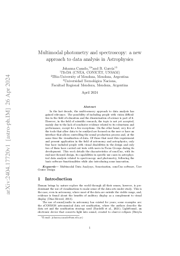 (PDF) Multimodal photometry and spectroscopy: a new approach to data ...
