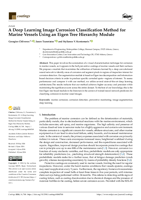 (PDF) A Deep Learning Image Corrosion Classification Method for Marine ...