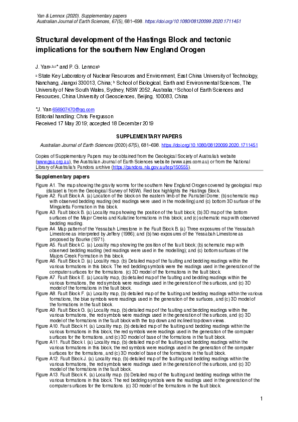 (PDF) Structural development of the Hastings Block and tectonic ...