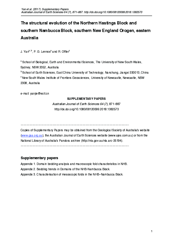 (PDF) The structural evolution of the Northern Hastings Block and ...
