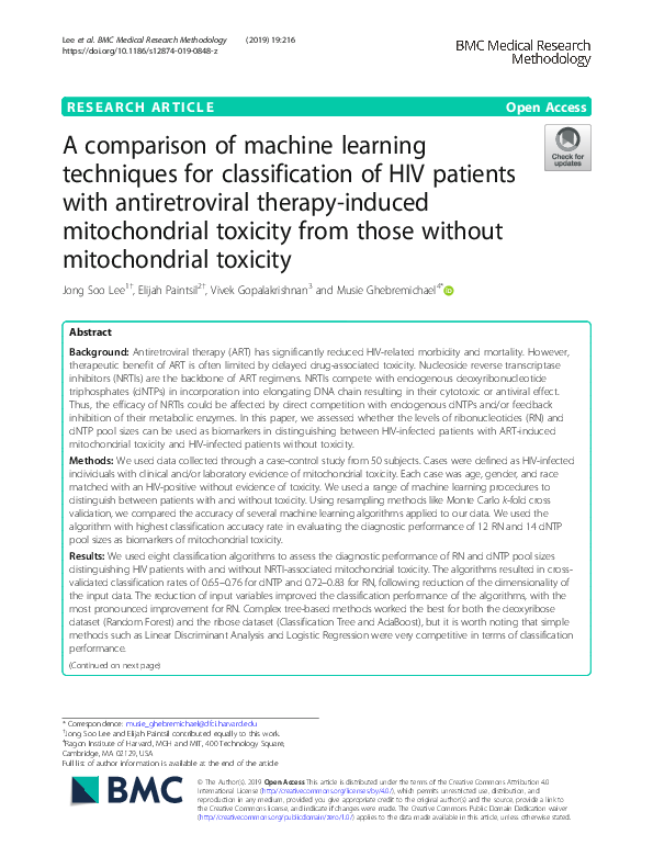 (PDF) A comparison of machine learning techniques for classification of ...