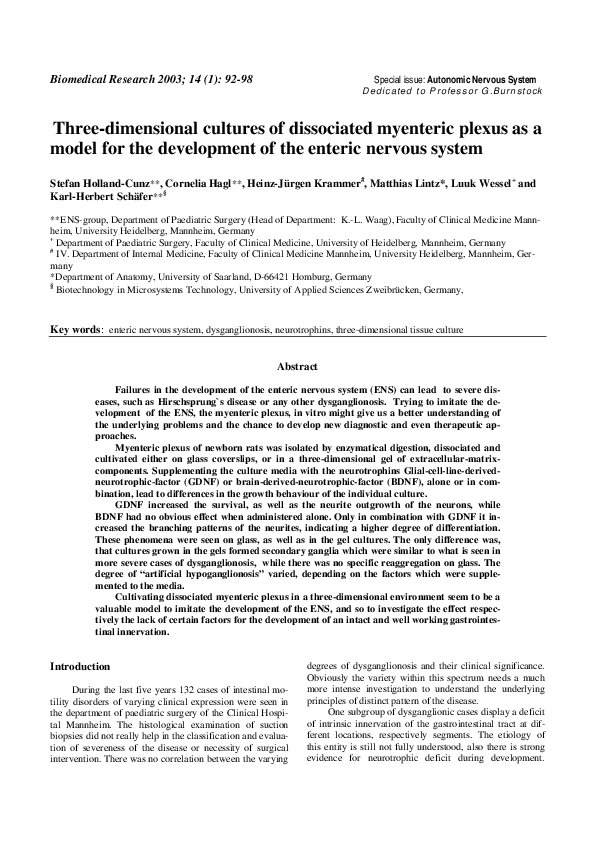 (PDF) Special issue: Autonomic Nervous System Three-dimensional ...
