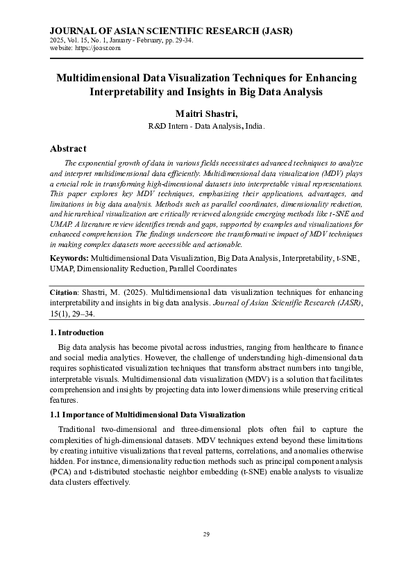 (PDF) Multidimensional Data Visualization Techniques for Enhancing Interpretability and Insights ...