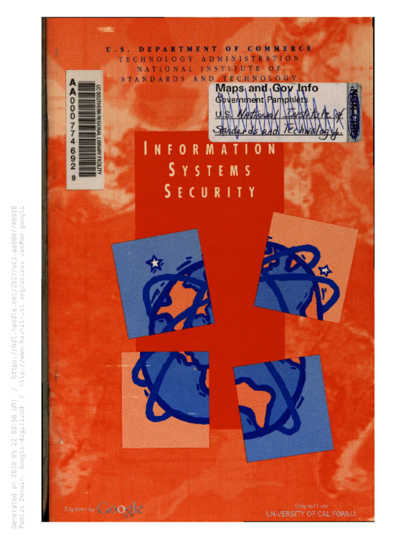 (PDF) Information Systems Security