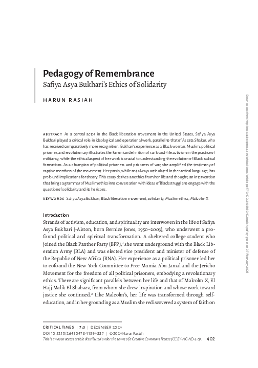 (PDF) Pedagogy of Remembrance
