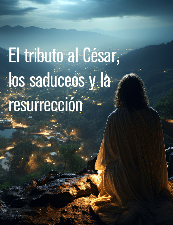 (PDF) El tributo al Cesar, los saduceos y la resurrección