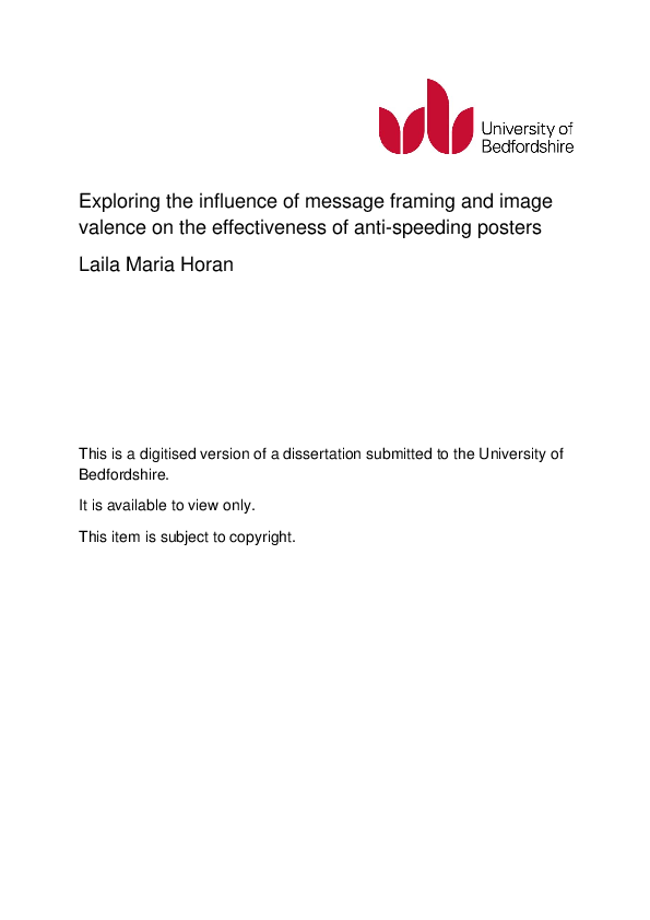 (PDF) Exploring the influence of message framing and image valence on ...