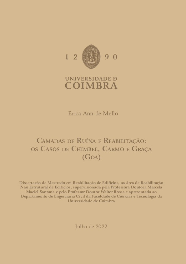 (PDF) Layers of ruin and rehabilitation: the cases of Chimbel, Carmo ...