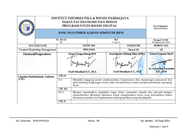 (PDF) RPS Content Marketing Management