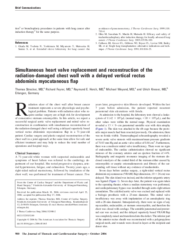 (PDF) Simultaneous heart valve replacement and reconstruction of the ...