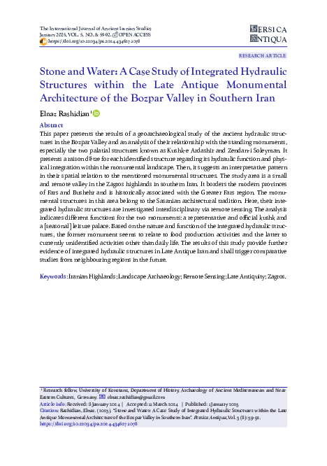 (PDF) Stone and Water: A Case Study of Integrated Hydraulic Structures ...