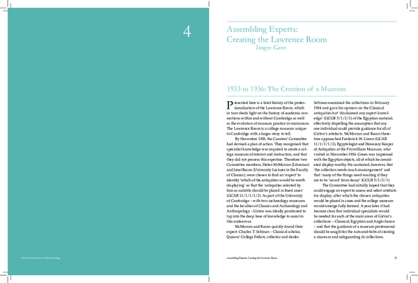(PDF) Assembling Experts: Creating the Lawrence Room (Chapter 4)
