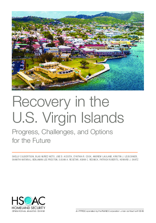 (PDF) Recovery in the U.S. Virgin Islands: Progress, Challenges, and ...