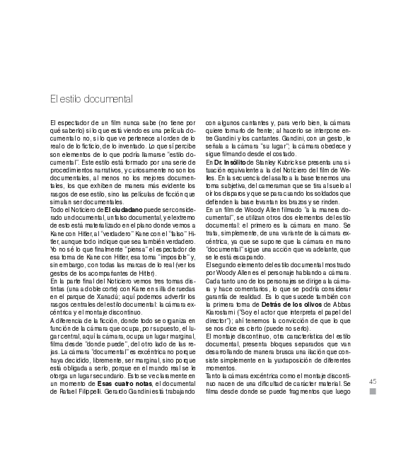 (PDF) El Estilo Documental