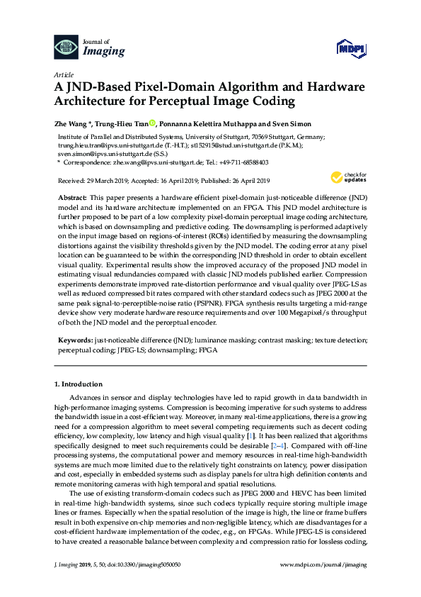 (PDF) A JND-Based Pixel-Domain Algorithm and Hardware Architecture for Perceptual Image Coding