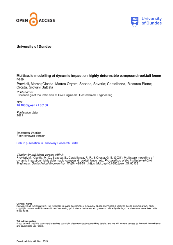(PDF) Multiscale modelling of dynamic impact on highly deformable ...