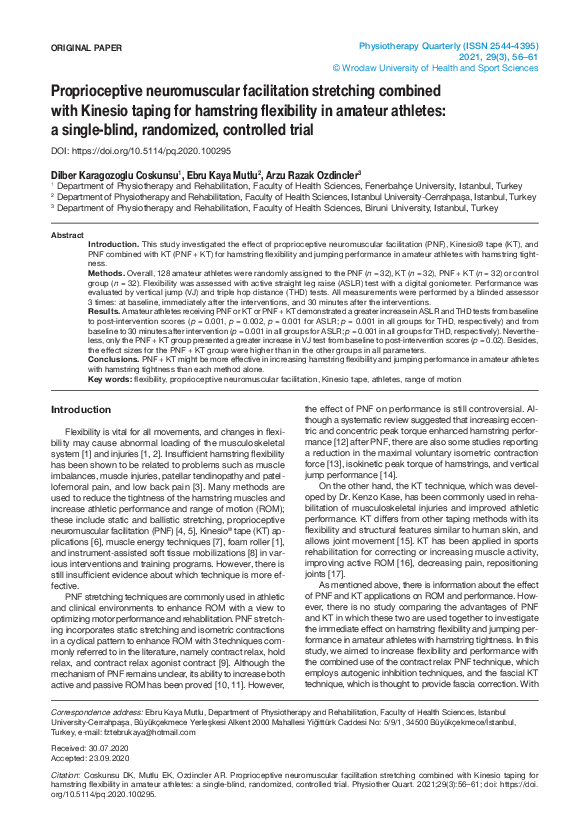 (PDF) Proprioceptive neuromuscular facilitation stretching combined ...