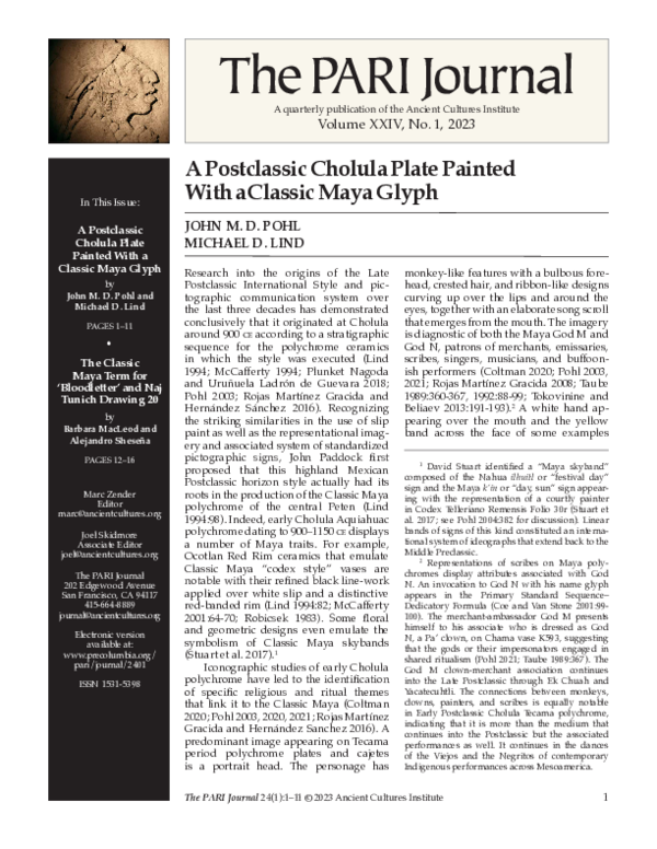 (PDF) The Classic Maya Term for Bloodletter an (1)