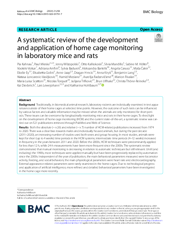 (PDF) A systematic review of the development and application of home ...