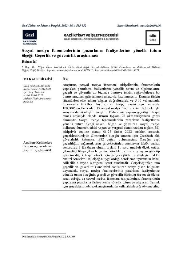(PDF) Scale of attitudes of social media phenomenons towards marketing ...