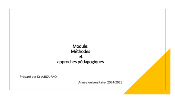 (PDF) Méthodes pédagogiques 1. La méthode expositive 2. La méthode affirmative 3. La méthode ...
