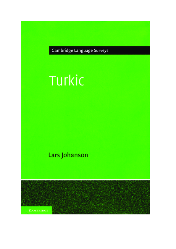 (PDF) Turkic. Contents