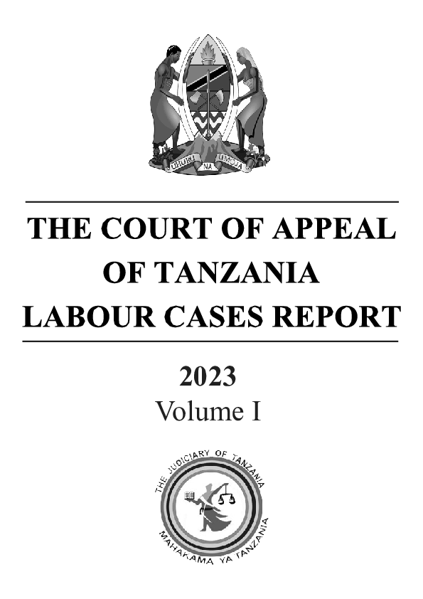 (PDF) Court of Appeal of Tanzania Labour Cases Report 17 05 2023