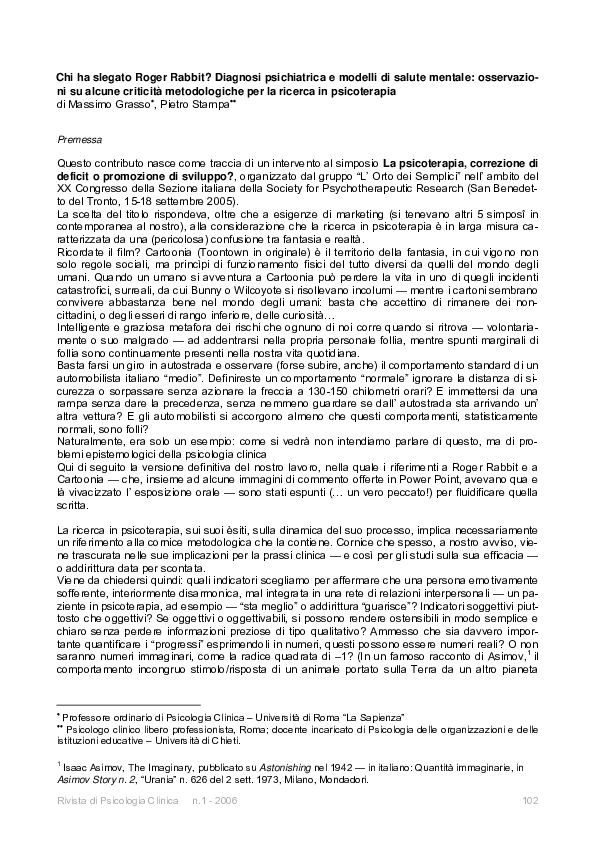 (PDF) Who un-framed Roger Rabbit?