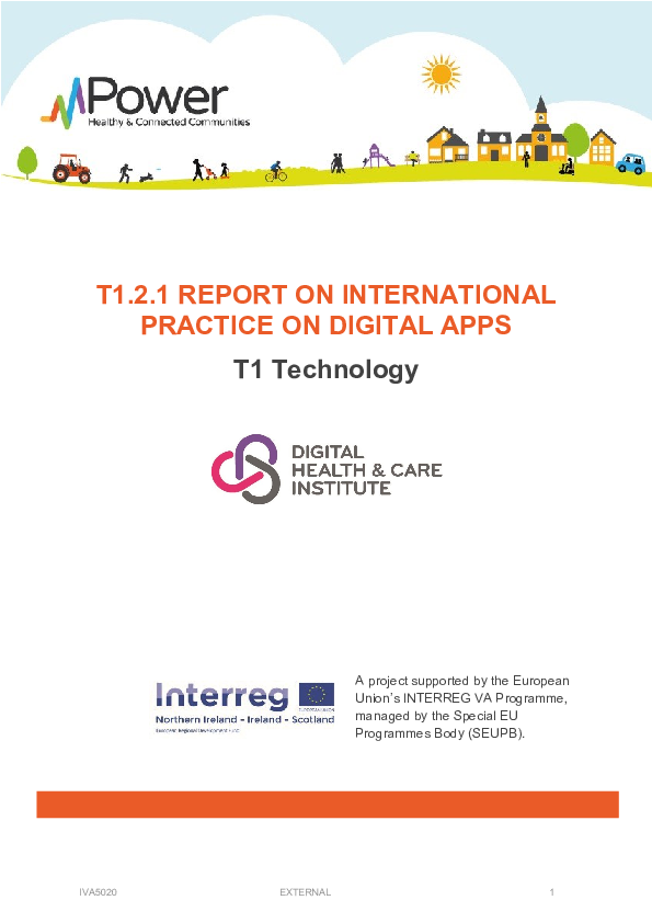 (PDF) Report on International Practice on Digital Apps