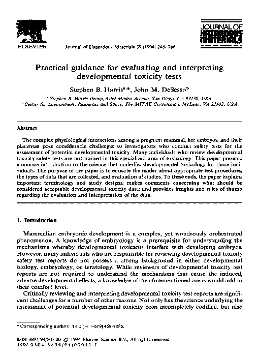 (PDF) Practical guidance for evaluating and interpreting developmental ...