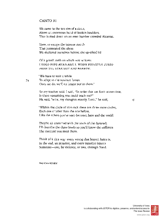Pdf Canto Xi