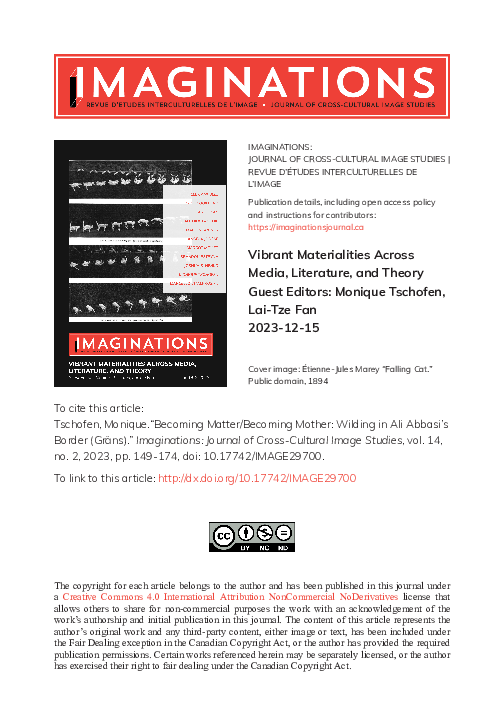 (PDF) Becoming Matter/Becoming Mother: Wilding in Ali Abbasi’s Border (Gräns)