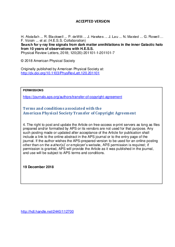Search for γ-Ray Line Signals from Dark Matter Annihilations in the ...