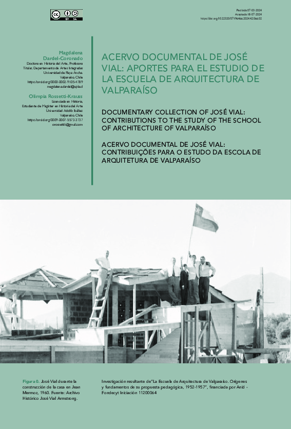 (PDF) Acervo documental de José Vial: aportes para el estudio de la ...
