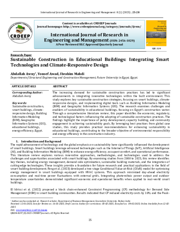 (PDF) Sustainable Construction in Educational Buildings: Integrating ...