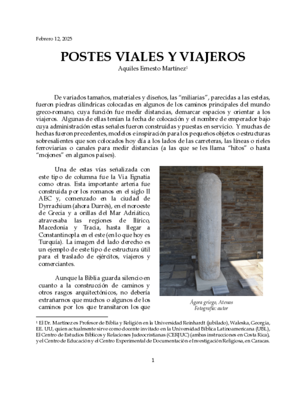 (PDF) ESTAMPAS BÍBLICAS - Postes viales y viajeros