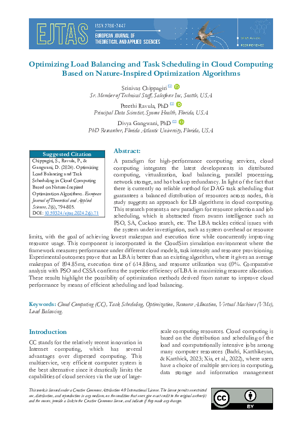 (PDF) Optimizing Load Balancing and Task Scheduling in Cloud Computing ... (PDF) Optimizing Load Balancing and Task Scheduling in Cloud Computing ...