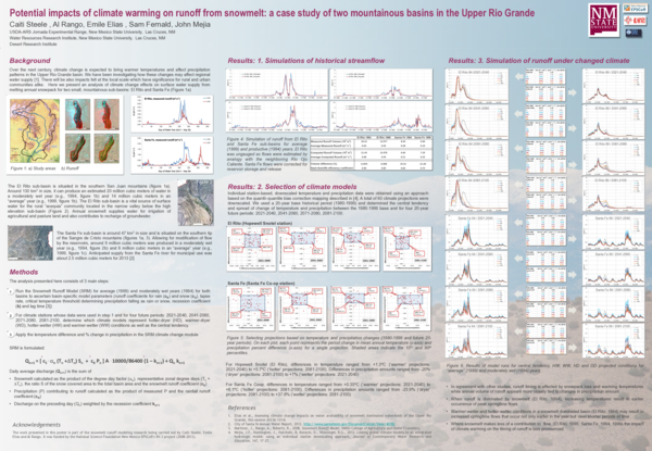 (PDF) Potential impacts of climate warming on runoff from snowmelt: a ...