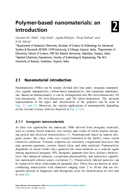 (PDF) Polymer-based nanomaterials: an introduction