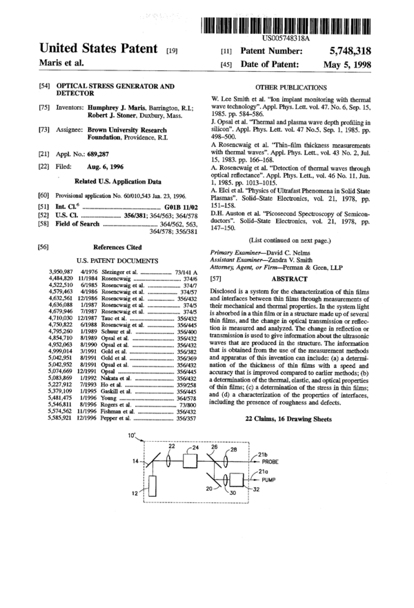 (PDF) Optical stress generator and detector