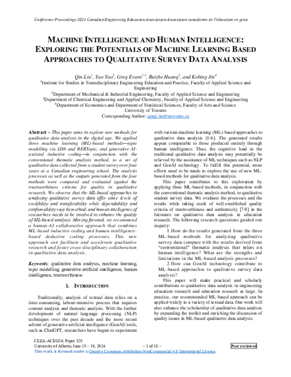 (PDF) Machine Intelligence and Human Intelligence: Exploring the ...