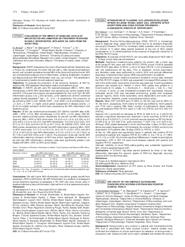 (PDF) OP0286 The utility of the omeract ultrasound tenosynovitis ...