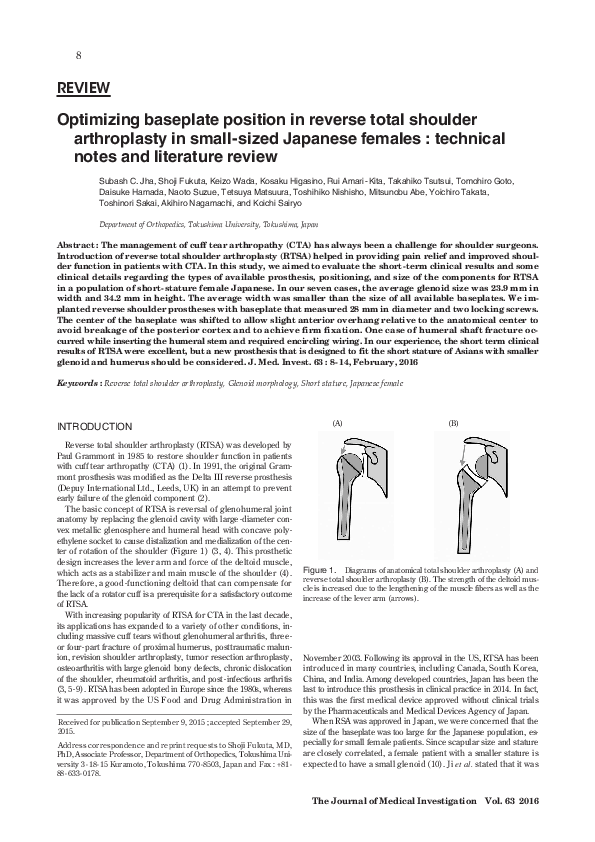 (PDF) Optimizing baseplate position in reverse total shoulder ...