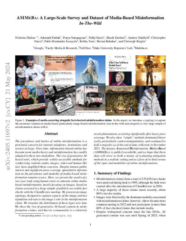 (PDF) AMMeBa: A Large-Scale Survey and Dataset of Media-Based ...