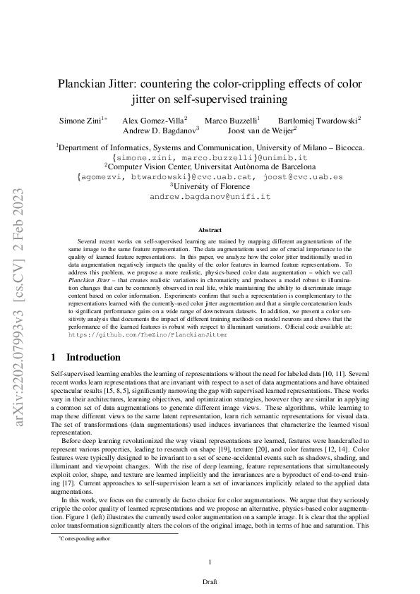 (PDF) Planckian Jitter: countering the color-crippling effects of color ...