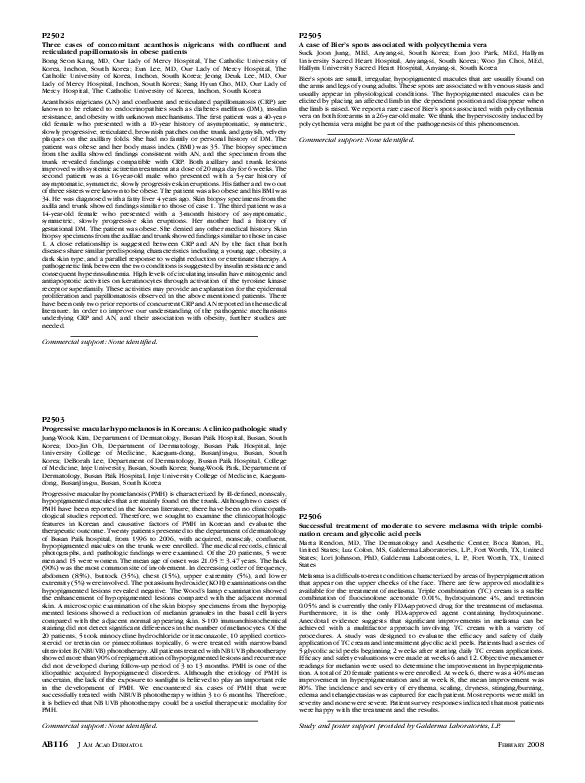 (PDF) Successful treatment of moderate to severe melasma with triple ...