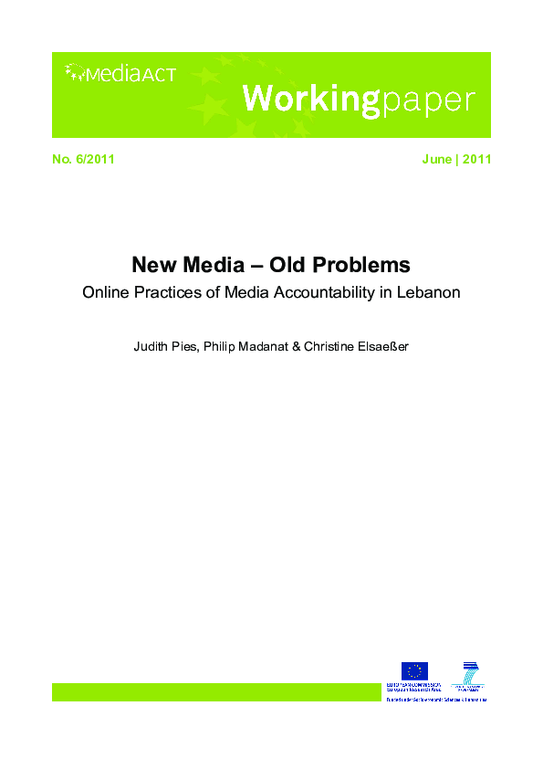 (PDF) New Media – Old Problems