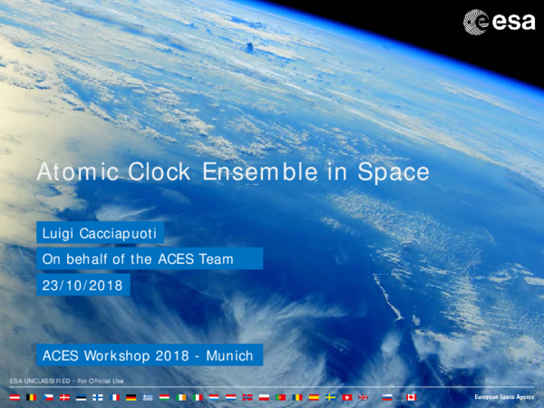 (PDF) Atomic clock ensemble in space