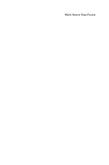 (PDF) Multi-Sensor Data Fusion